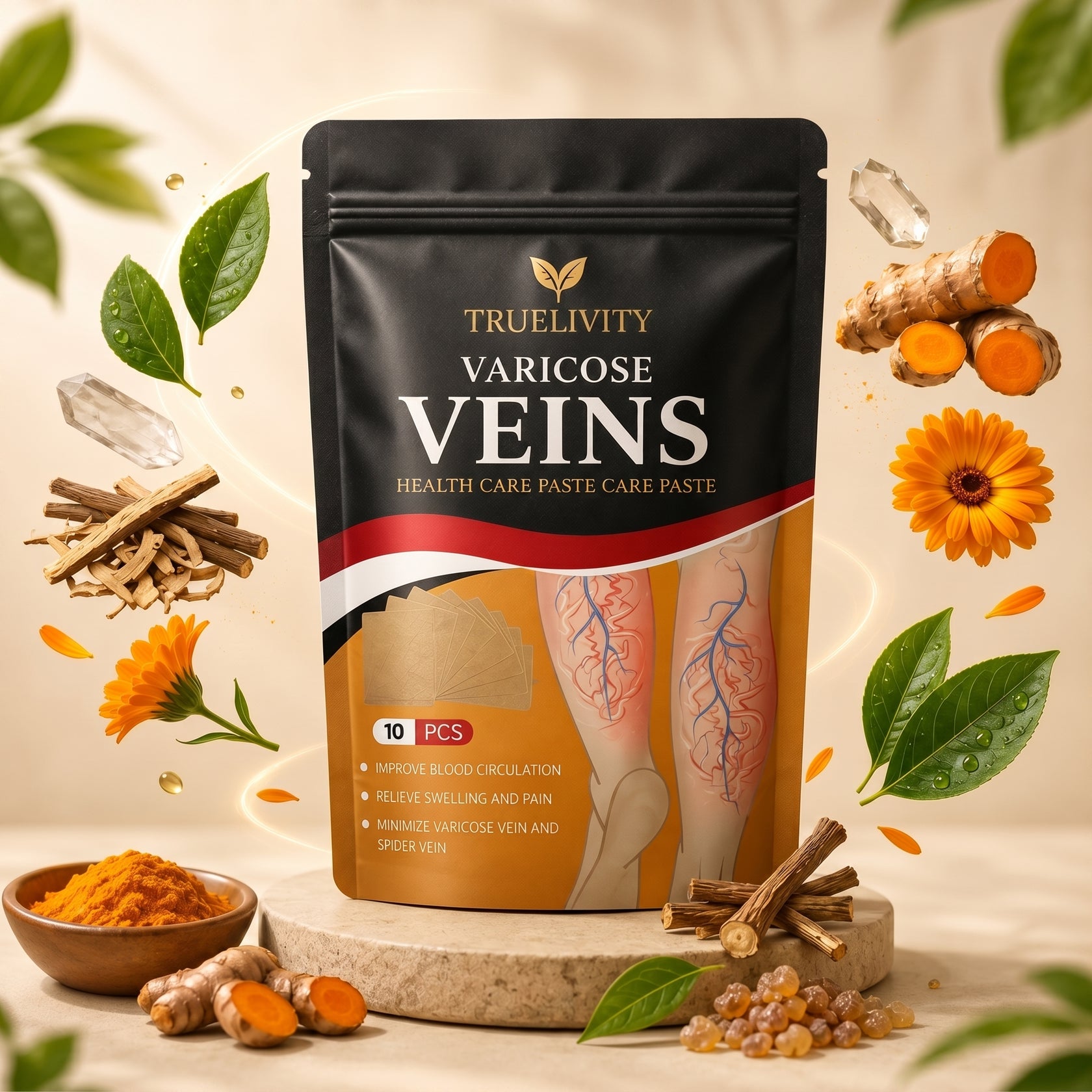 TrueLivity™ Natural Varicose Veins Patches – True Livity